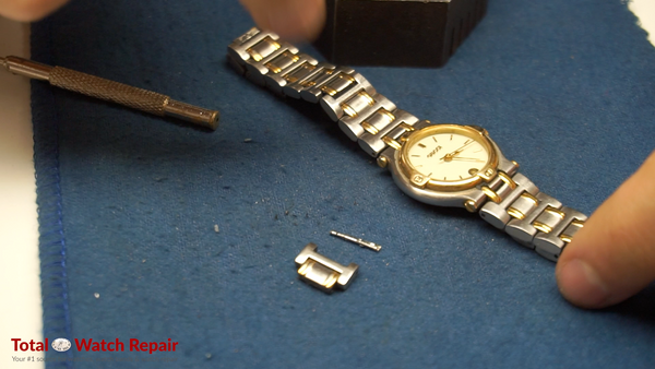 Removing a Link from a Metal Watchband – Total Watch Repair