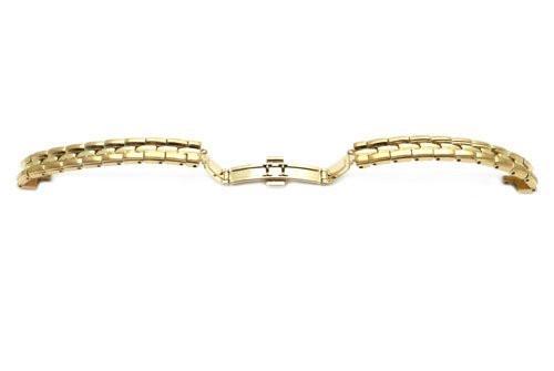 Seiko Gold Tone Stainless Steel Double Fold-Over Push Button Clasp ...