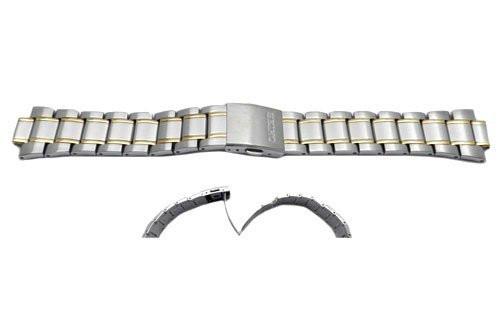Seiko Dual Tone Push Button Fold-Over Clasp Watch Strap | Total Watch ...