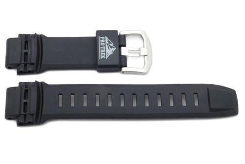 Genuine Casio Protrek Black Resin 27/18mm Watch Strap- 10350859 | Total ...