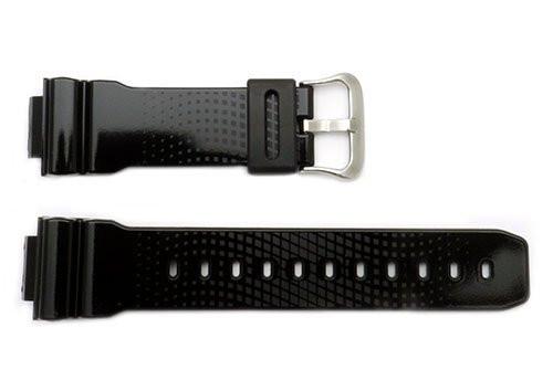 Genuine Casio Black Patterned Resin G-Shock Watch Band | Total Watch ...