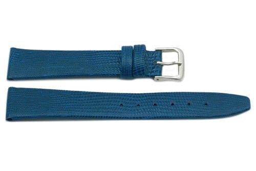 Genuine Leather Lizard Grain Light Blue Watch Strap | Total Watch ...