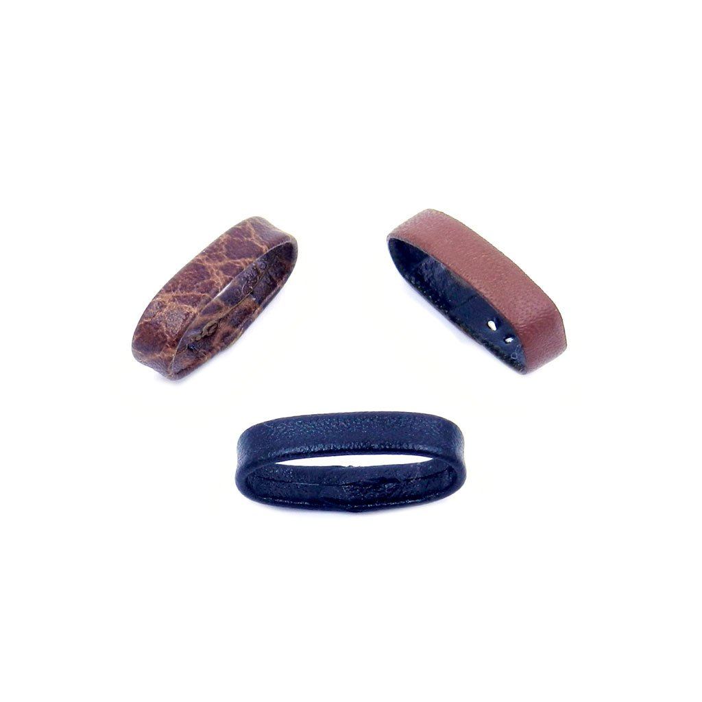 Smooth Leather Keeper Loops - Assorted Colors – Total Watch Repair