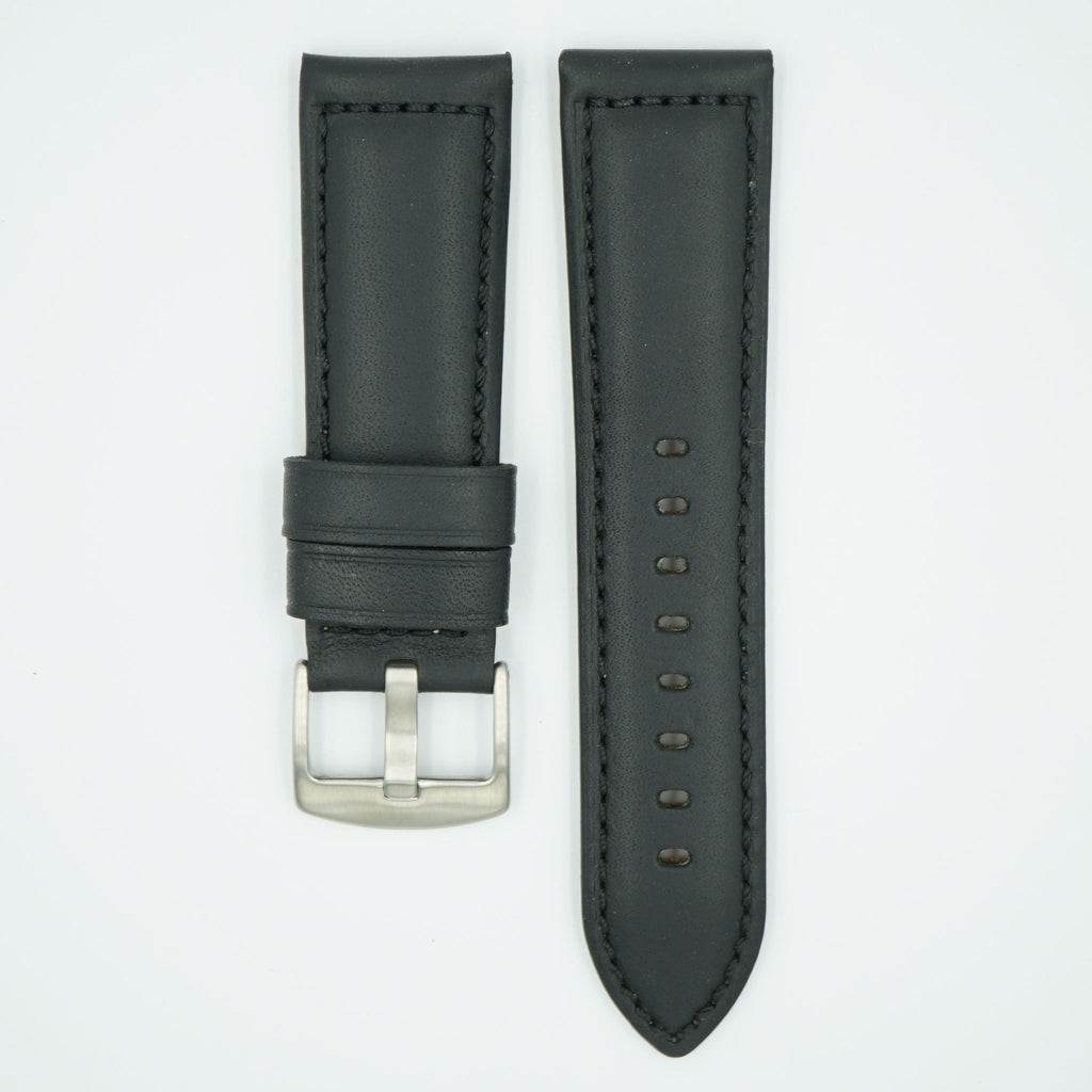 Black Horween Leather Watch Strap – Total Watch Repair