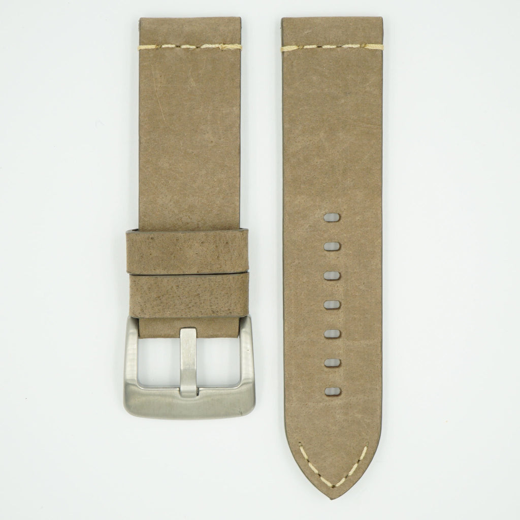 Thick Vintage Taupe Leather Strap – Total Watch Repair