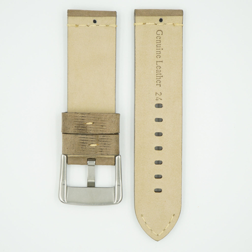 Thick Vintage Taupe Leather Strap – Total Watch Repair